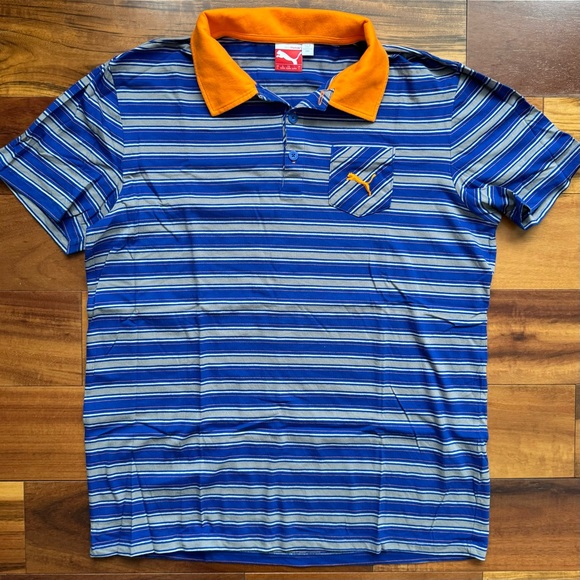 Puma | Shirts | Puma Striped Polo | Poshmark